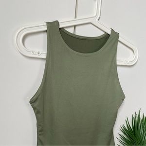 Tops | Basic Green Bodysuit | Poshmark